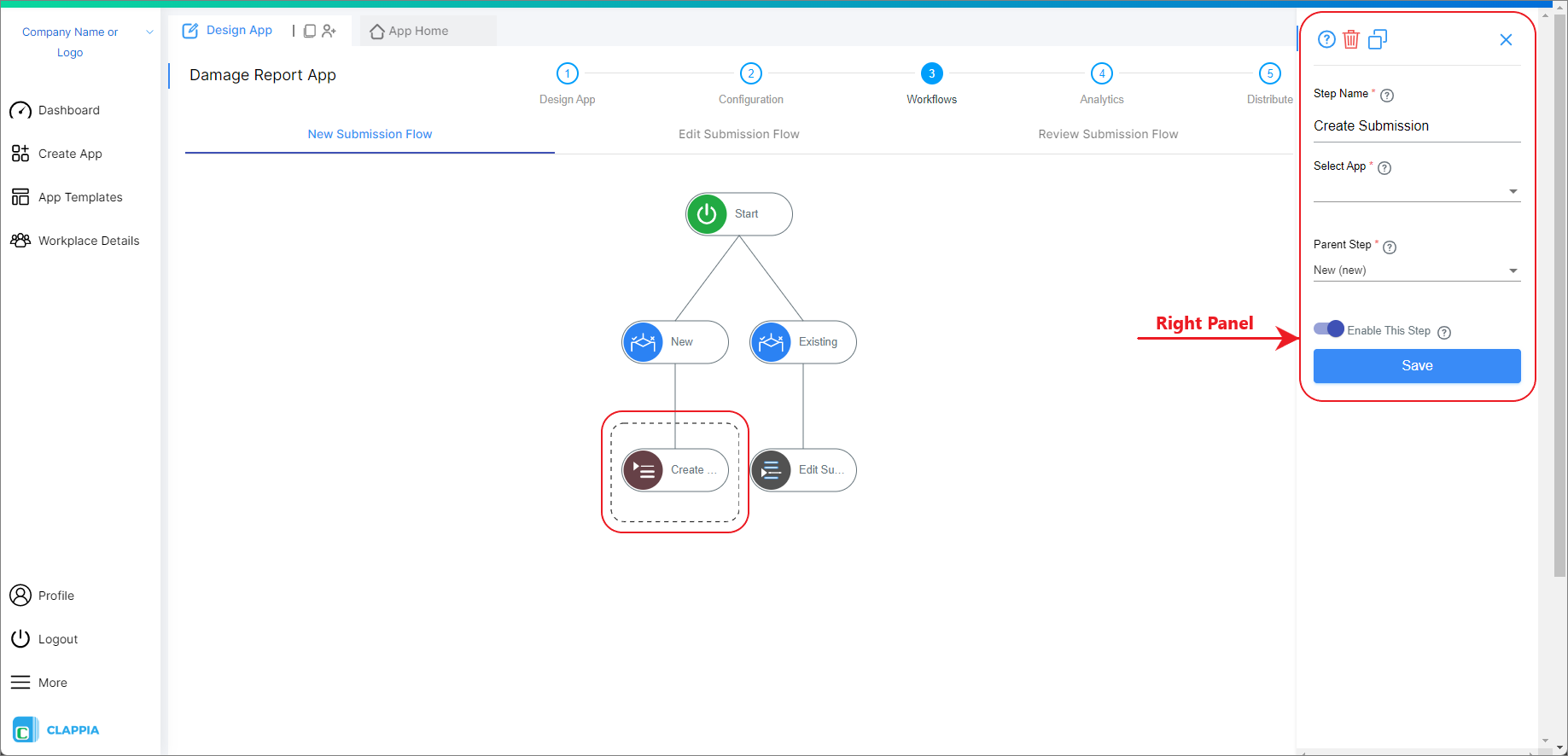 Workflows: Create Submissions | Clappia